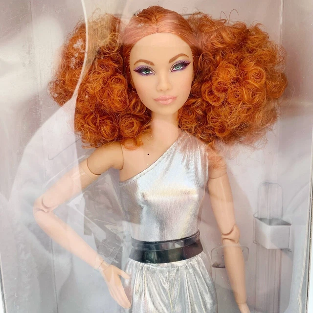 NEW BARBIE SIGNATURE Looks Doll #11 Curly Redhead Articulated Made To ...