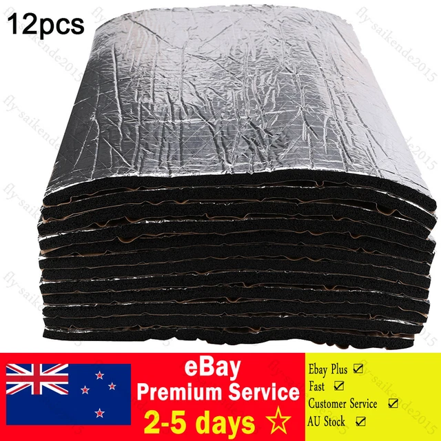 12PCS CAR ENGINE Bay Bonnet Sound Deadener Noise Insulation Foam ...