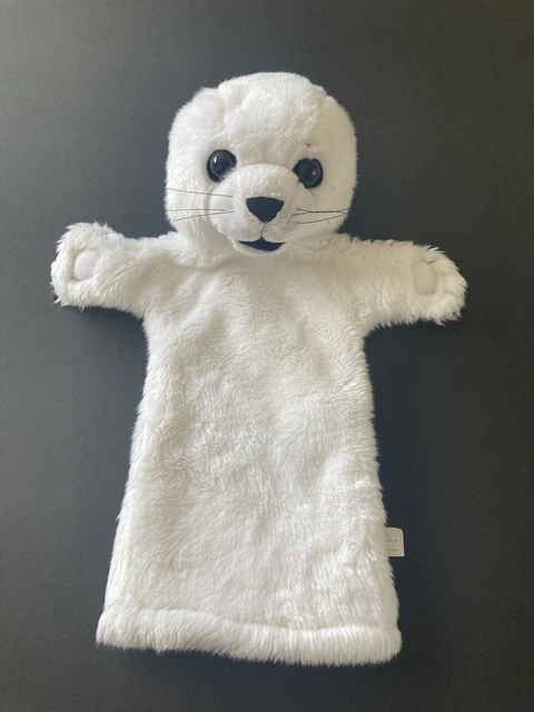 THE PUPPET COMPANY White Seal Long Body Hand Puppet Great Condition £12 ...