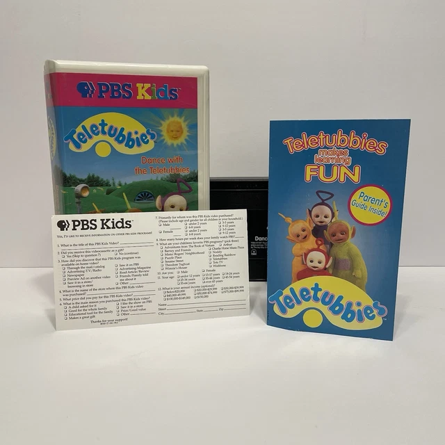 TELETUBBIES DANCE WITH the Teletubbies VHS 1997 PBS Kids Warner Bros. £ ...
