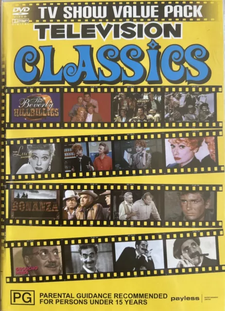 Dvd New Television Classics Pack Hillbillies Lucy Bonanza Groucho