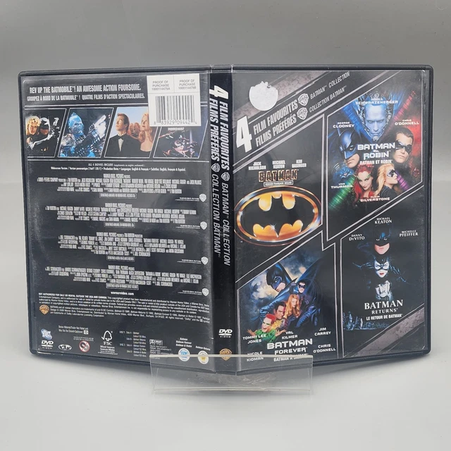 4 FILM FAVORITES: Batman Collection (DVD, 2-Disc Set, Canadian) $10.99 ...
