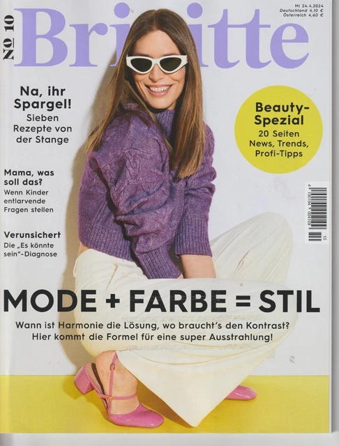 BRIGITTE ZEITSCHRIFT vom 24. April 2024 NEU! EUR 1,00 - PicClick DE