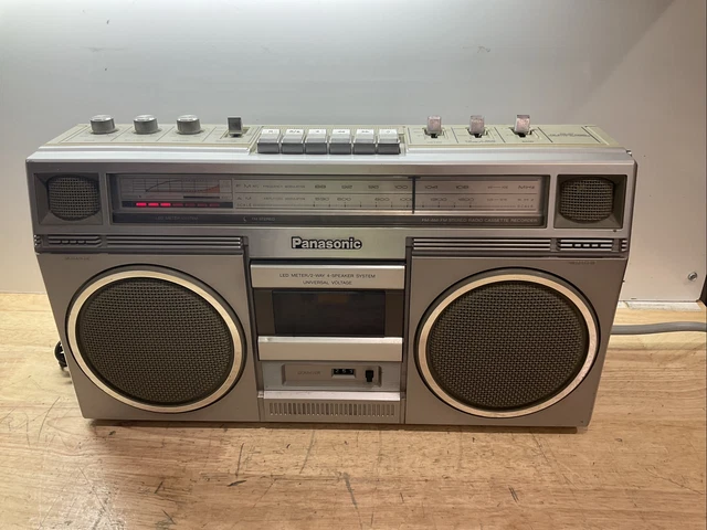 ENREGISTREUR DE CASSETTE radio stéréo Panasonic RX-5030 Boombox AM/FM ...