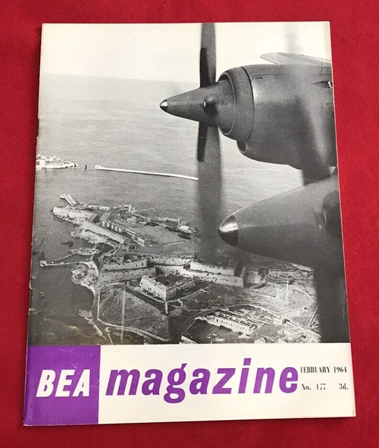 VINTAGE BEA BRITISH European Airways Magazine No.177 1964 £14.99 ...