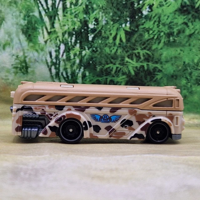 HOT WHEELS SURFIN School Bus Diecast Model 1/64 (83) Excellent ...