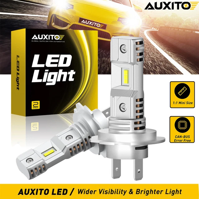 2X H7 LED Headlight Globes White High Beam Low Beam Bulbs 120W 24000LM 6500K Set $42.92 ...