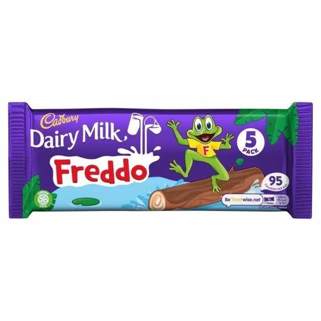 CADBURY DAIRY MILK Freddo Chocolate Bar 5 Pack 90g - from Giant Bradley ...