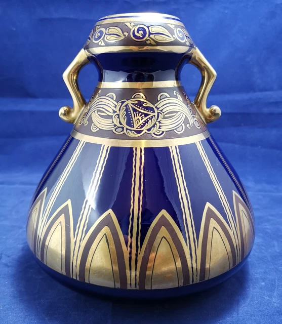 VASE EN FAÏENCE De Tours Pinon-Heuze Décor Art Deco EUR 140,00 ...