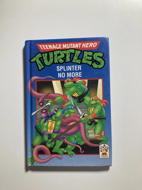 TEENAGE MUTANT HERO Turtles Splinter No More 1990 Carnival Hardback ...