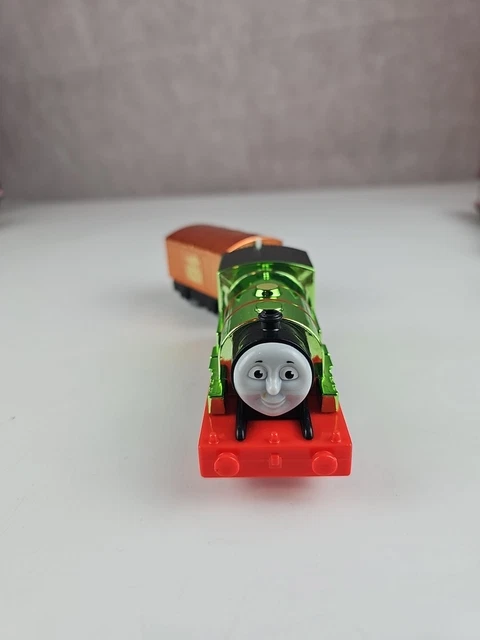 SHINY METALLIC PERCY Green Engine - Trackmaster - Thomas And Friends £ ...