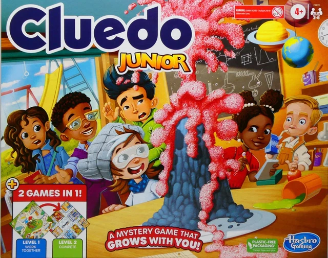 HASBRO CLUEDO JUNIOR Board Game 2025 - '2 Games in 1' - (4yrs ...
