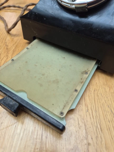 GPO BAKELITE VINTAGE Phone 332F Model With Tray Original Not Converted ...
