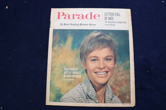 1966 APRIL 17 Parade Magazine - Julie Christie Cover - E 22430 £39.07 ...
