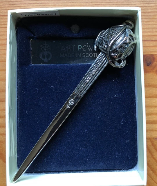 GENUINE PEWTER JACOBITE Broadsword Kilt Pin Made in Scotland £20.00 ...