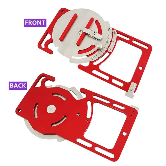 ADJUSTABLE ANGLE GUIDE Rail Clamp System Rotate Guide Rail Fixture ...