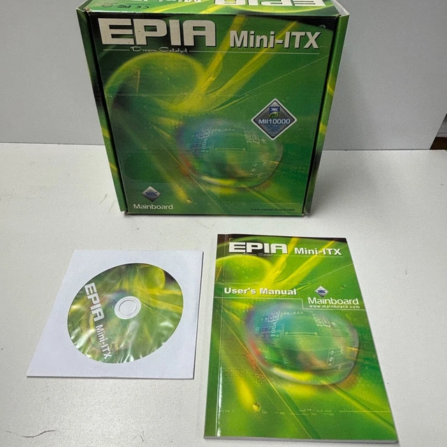 MB-VIA EPIA MII 10000 Mini ITX Motherboard Mainboard EUR 35,00 ...