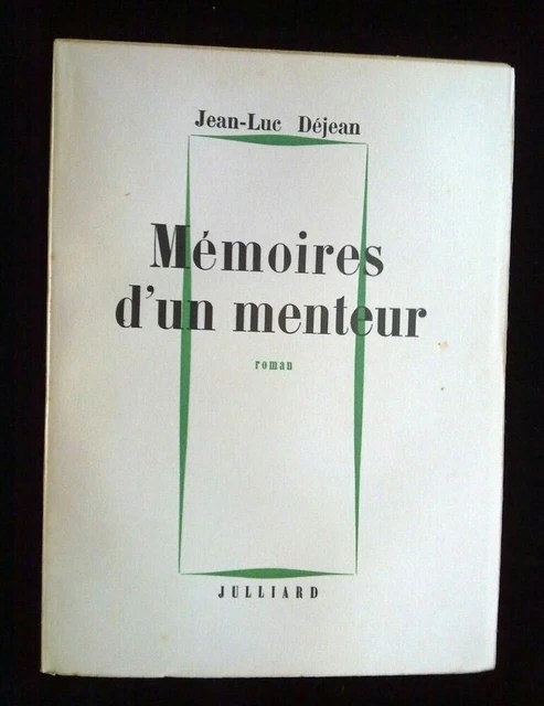 JEAN-LUC DEJEAN: MÉMOIRES di Un - Renaker/Julliard 1959 EUR 14,57 ...