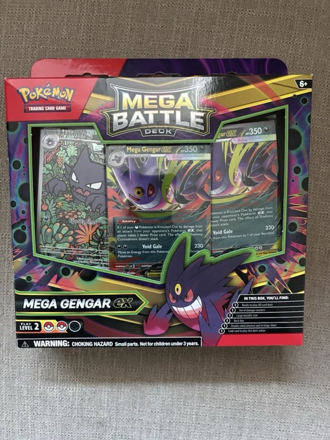 POKEMON TCG MEGA Battle Deck (Mega Gengar ex) Factory Sealed Brand New ...