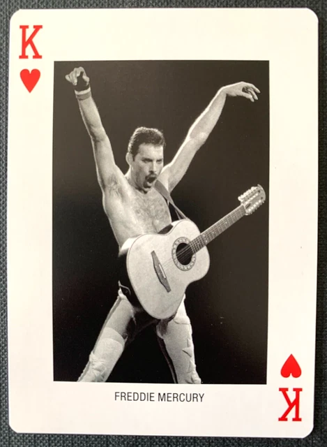 FREDDIE MERCURY, THE Queen, Rare Trading "Rookie" Card Collector EUR 24 ...