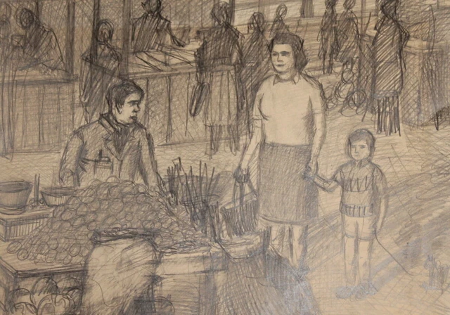 ANCIEN DESSIN AU crayon portrait figurines place de marché EUR 54,12 ... ANCIEN DESSIN AU crayon portrait figurines place de marché EUR 54,12 ...
