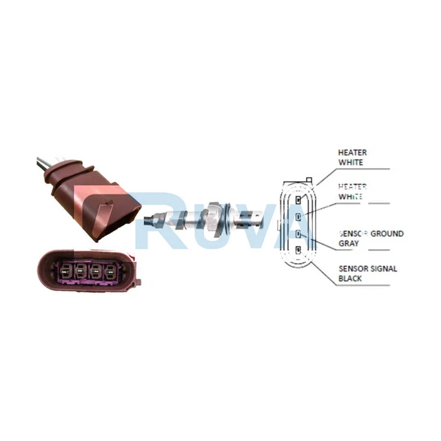 LAMBDA OXYGEN SENSOR Ruva Fits VW Polo Fox Skoda Fabia Seat Ibiza 1.2 1 ...