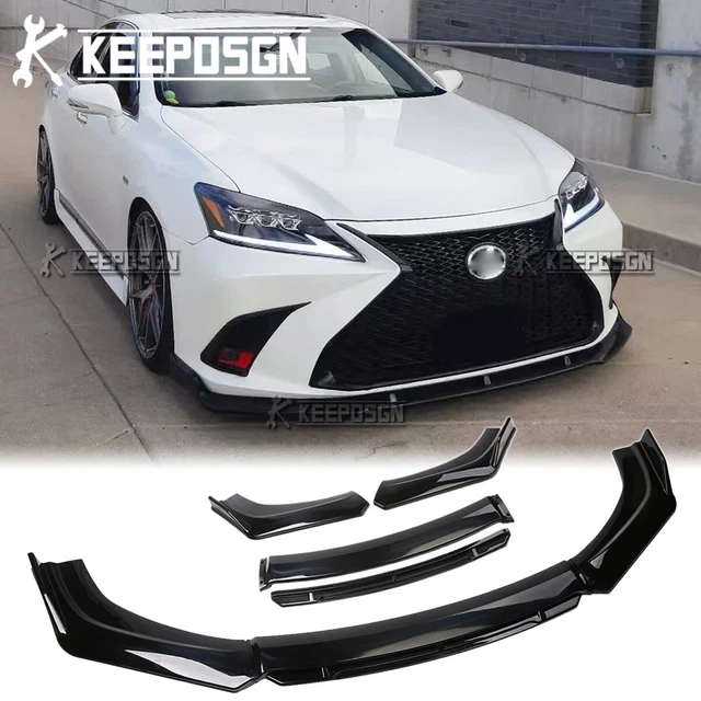 FOR LEXUS ES300H ES330 ES350 Gloss Front Bumper Lip Splitter Diffuser ...
