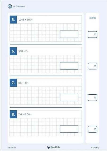 KS2 SATS PRACTICE Papers for 2025 | Year 6 Maths & English | Answers ...