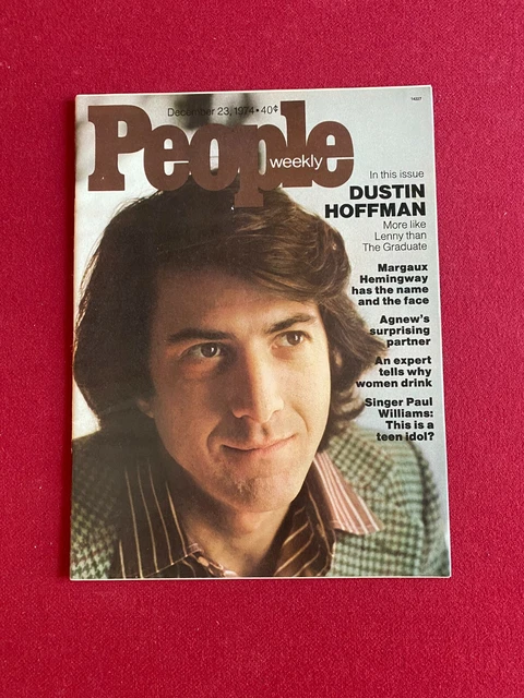 1974, DUSTIN HOFFMAN, "People" Magazine (No Label) Scarce / Vintage £71 ...