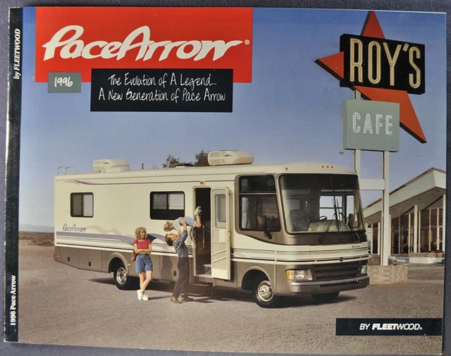 1996 PACE ARROW Motor Home Brochure Fleetwood Camper RV Excellent ...