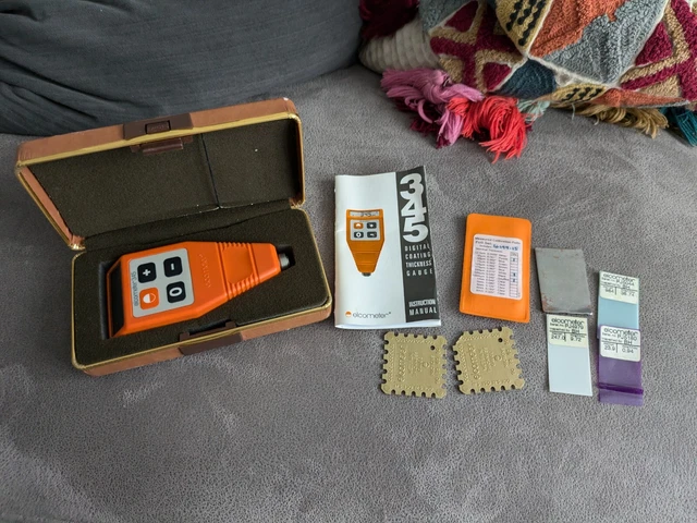 ELCOMETER 345 COATING Thickness Gauge / Meter Integral Probe ...