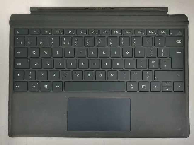 MICROSOFT SURFACE PRO 4 5 6 7 UK Layout MN:1725 Cover Keyboard (B Grade ...