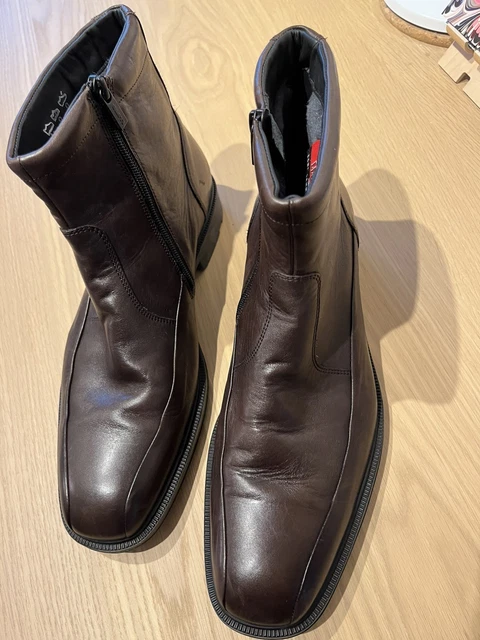 LLOYD GERMANY MEN’S Versatile Calf Leather Boots Sheepskin lined Size ...