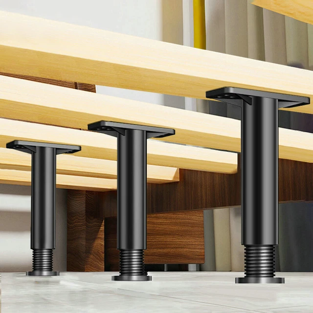 TELESCOPIC BEAM SUPPORT Foot Non Solid Wood Bed Board Frame Shelf Rod ...