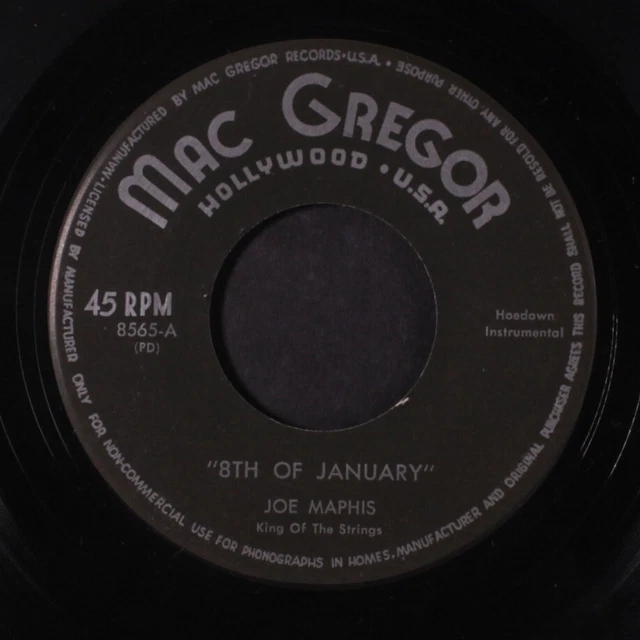 JOE MAPHIS : home sweet home / 8 janvier MAC GREGOR 7" Single EUR 6,54 ...