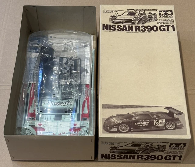 VINTAGE TAMIYA NISSAN R390 GT1 Body Parts Set 50769 NEW RARE NIB 58203 TA03 £199.99 - PicClick UK