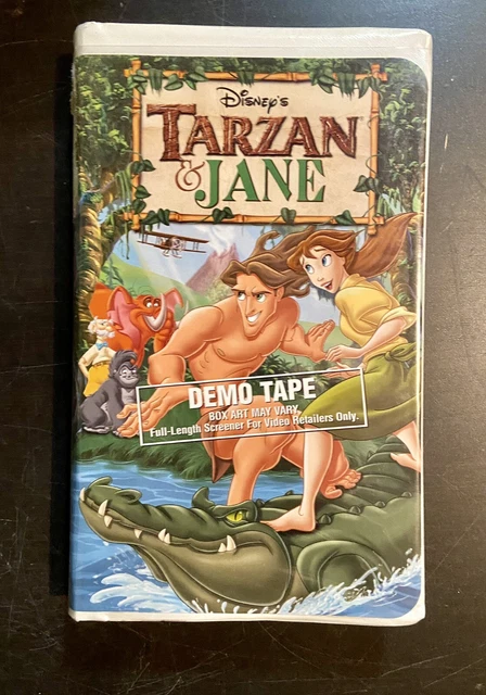 DISNEY'S TARZAN AND Jane VHS Video Tape 2002 VTG Sequel 2 Rare Fuzzy ...