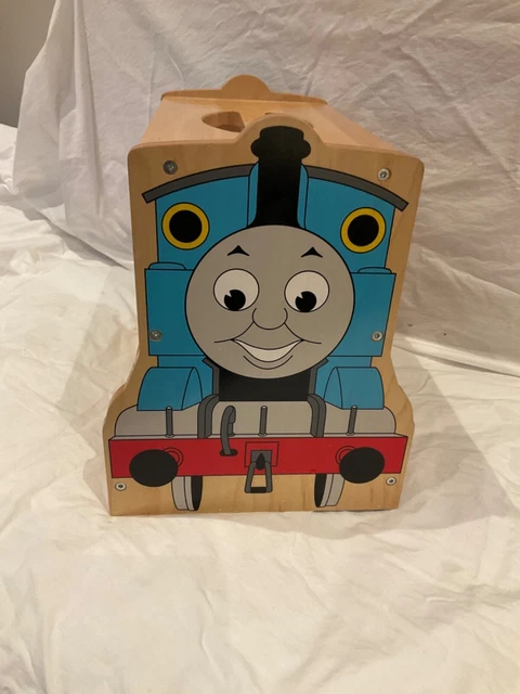 THOMAS THE TANK Engine & Friends Wooden Carry Trains Storage Step Stool ...