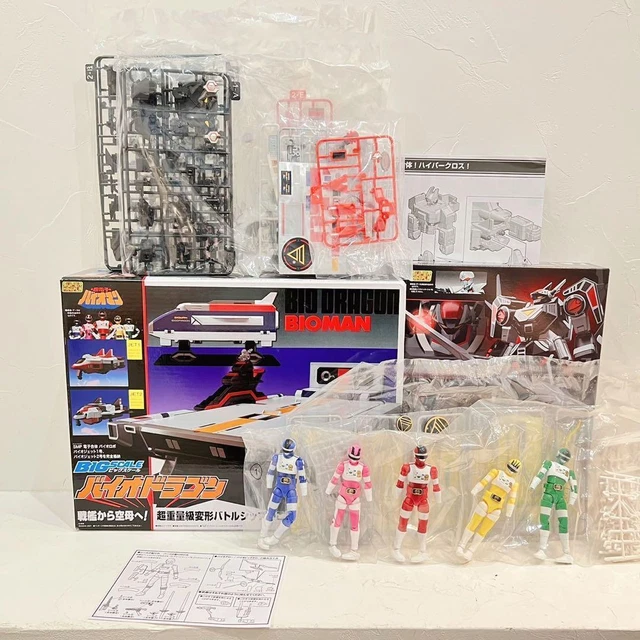 POWER RANGERS CHOUDENSHI Bioman Super Minipla Bio Dragon Biorobo à ...