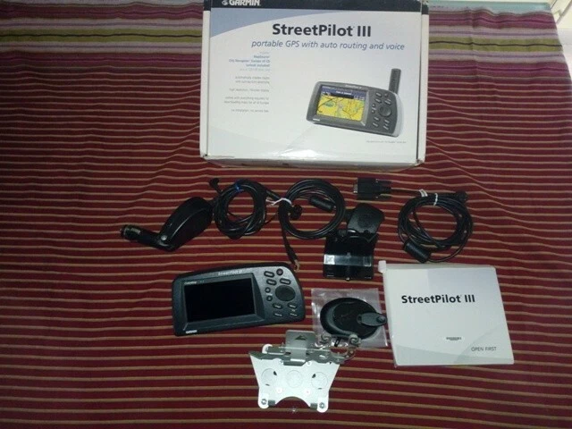 GPS NAVIGATORE SATELLITAR garmin streetpilot III Colormap Touratech bmw ...