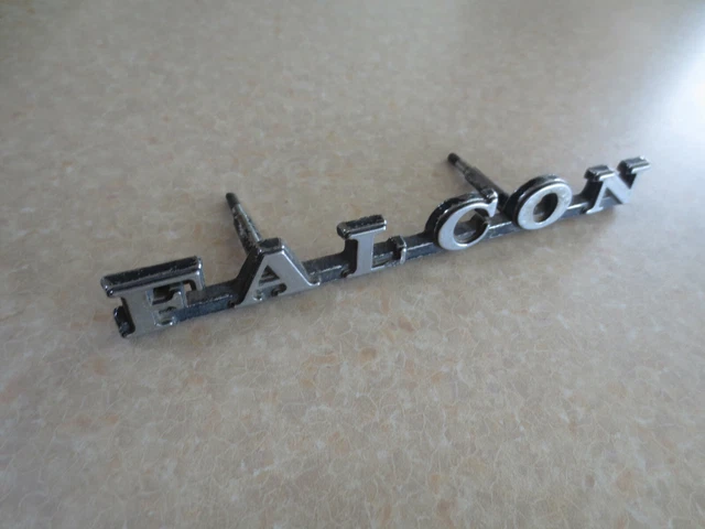 ORIGINAL 1970S FORD Falcon car badge / emblem - No. 76DA-8B357-AA EUR ...