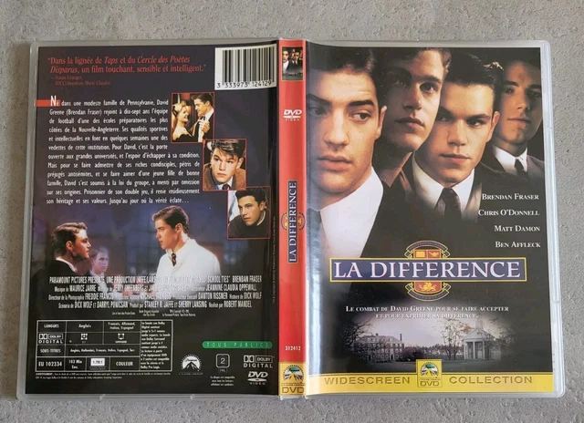 LA DIFFERENCE DVD Brendan Fraser Chris O'donnell Matt Damon Ben Affleck R Mandel EUR 6,50 ...