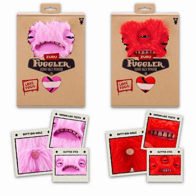 FUGGLER LOVE FUGG 2 Pack Annoyed Alien & Wide Eyed Weirdo - Valentines ...