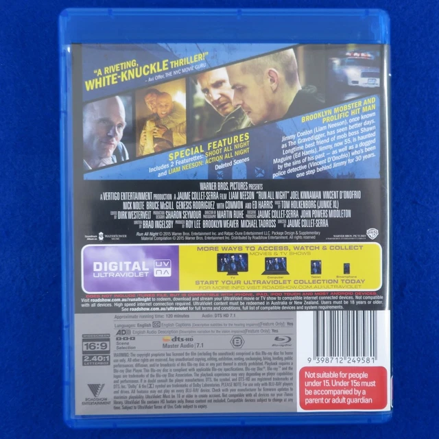 RUN ALL NIGHT - Liam Neeson - Blu Ray - Fast Postage !! $9.99 - PicClick AU