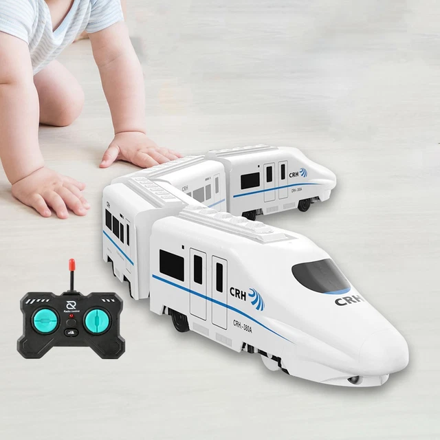 RC VEHICLE TRAIN, RC Train Model Toy with Music and Light Remote ...