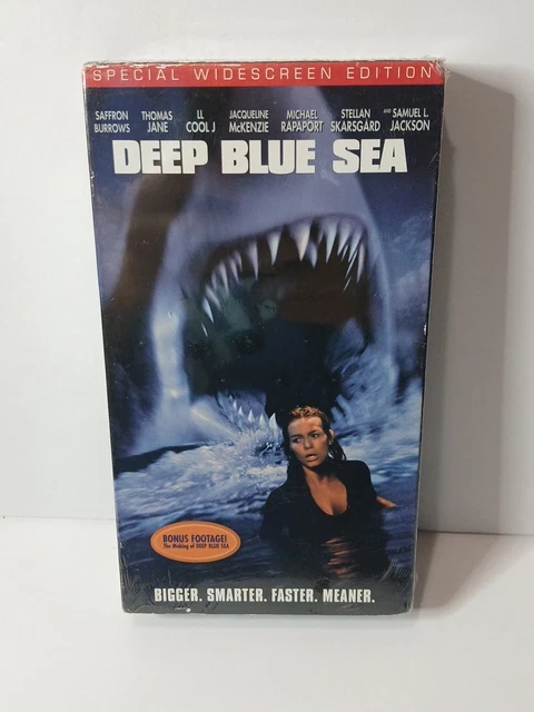 DEEP BLUE SEA 1999 Special Widescreen Edition VHS New Factory Sealed ...