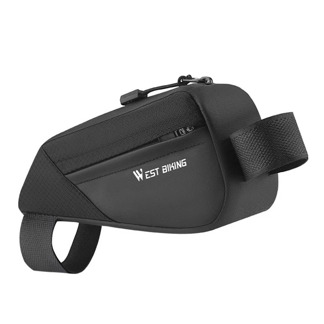 SECURE AND EASY to install Bicycle Top Tube Triangle Bag for Everyday ...