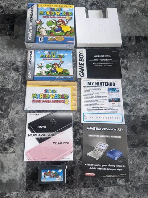 SUPER MARIO WORLD Super Mario Advance 2 (Game Boy Advance, 2002) $81.99 ...