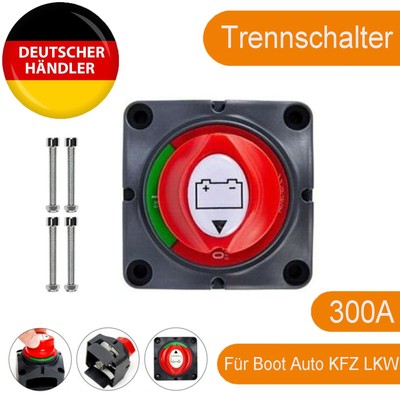 600A BATTERIE TRENNSCHALTER Hauptschalter Not Aus Schalter 12V-48V Boot ...