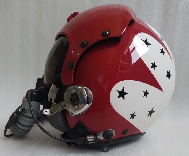 HGU-33 THUNDERBIRD Aviator Fighter Pilot Helmet W/ Oxygen Mask Replica ...
